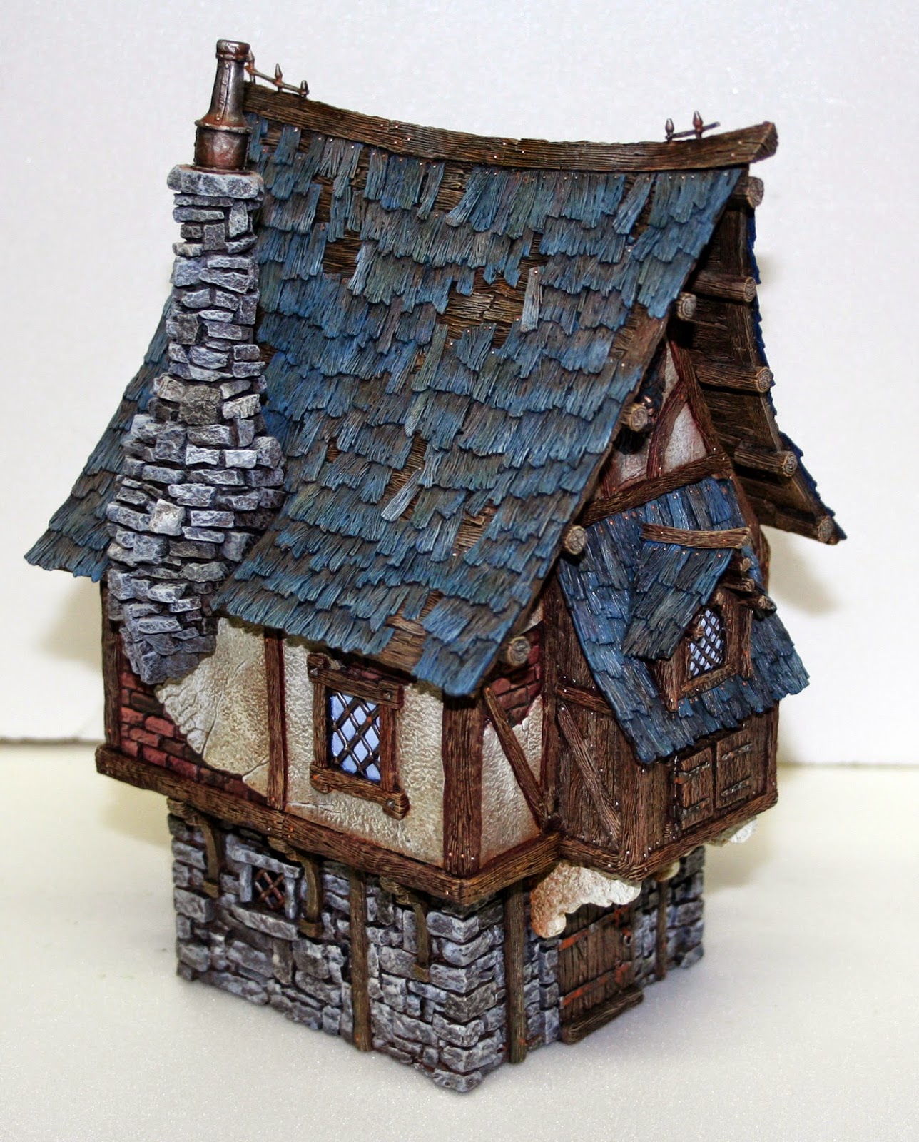 Matt Sterbenz Miniature Painting: "Tabletop World" Resin Medieval Buildings