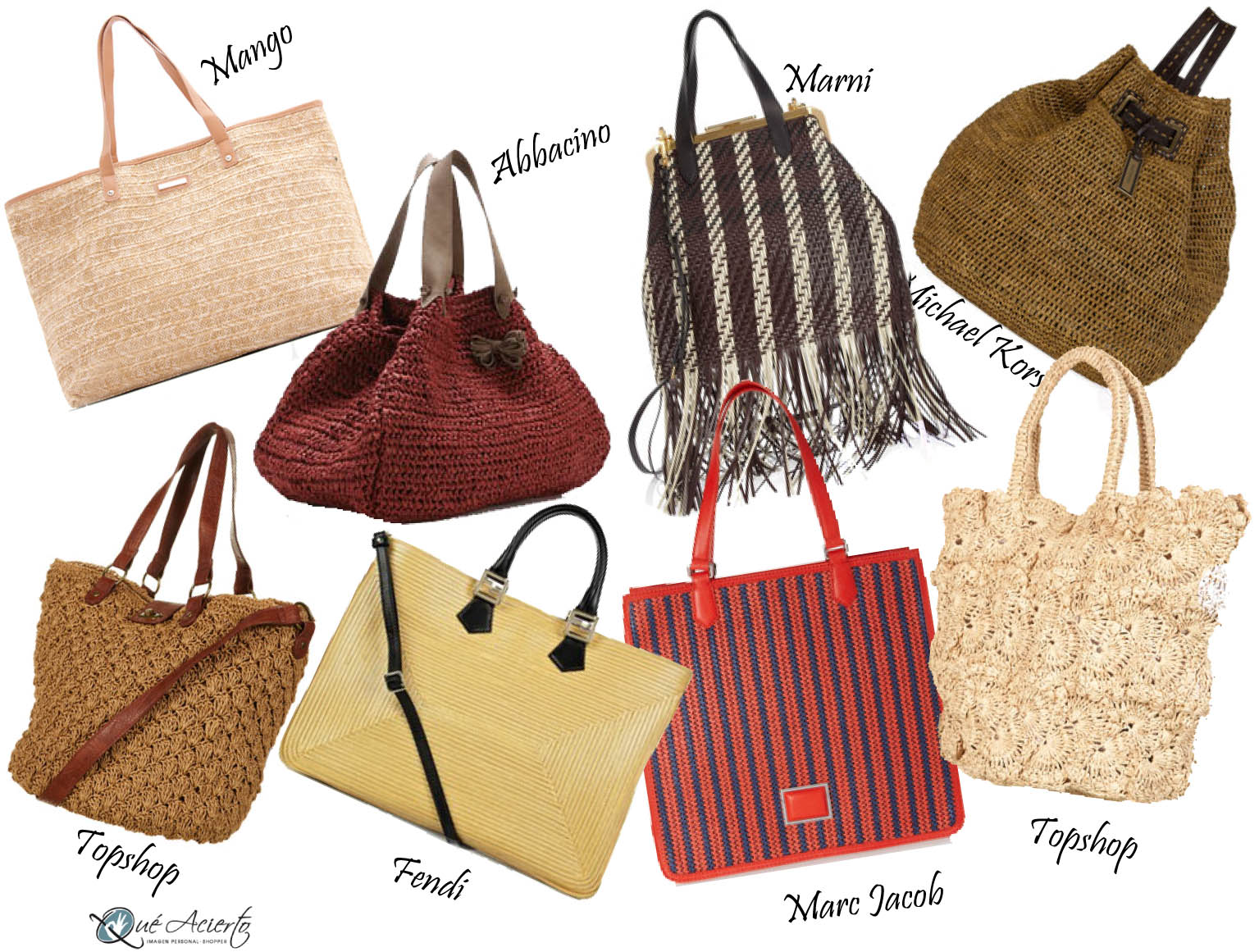 BOLSOS, LA RAFIA SE SOFISTICA - Qué Acierto