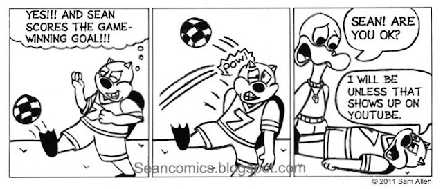 Sean: A Webcomic by Sam Allen: The Soccer Game: Part Four