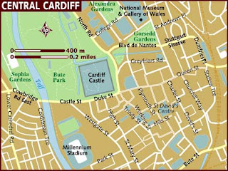 Raquel Ritz Viajes: Mapas de Cardiff-UK