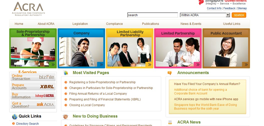 Tan Kin Lian's Blog: Welcome to the ACRA website