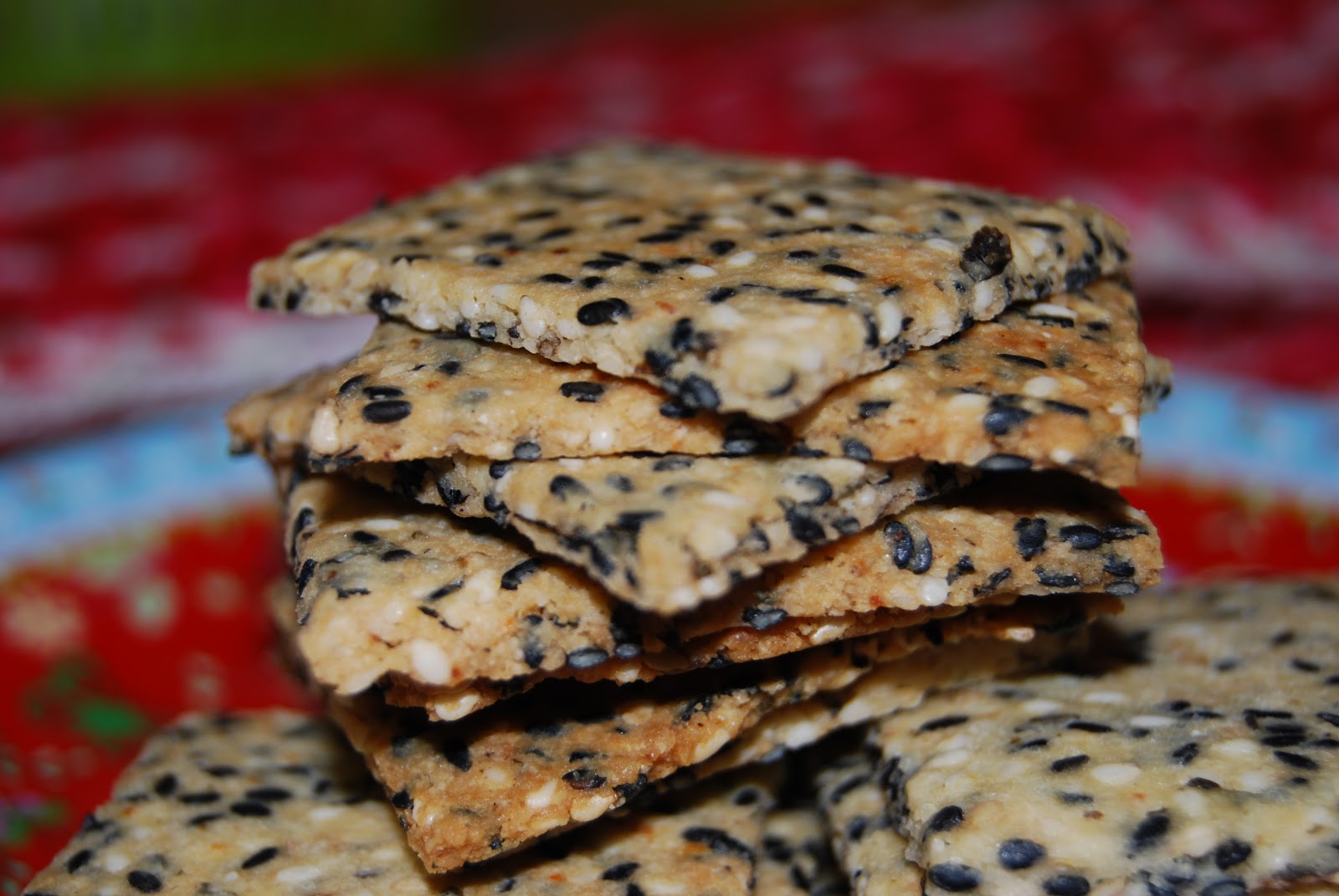 boeddhamum glutenfree: Sesame nori crackers – sesam-nori crackers(GF-DF-SF)