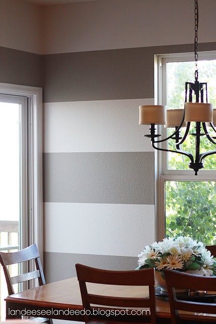 a home in the making: {inspired} striped walls