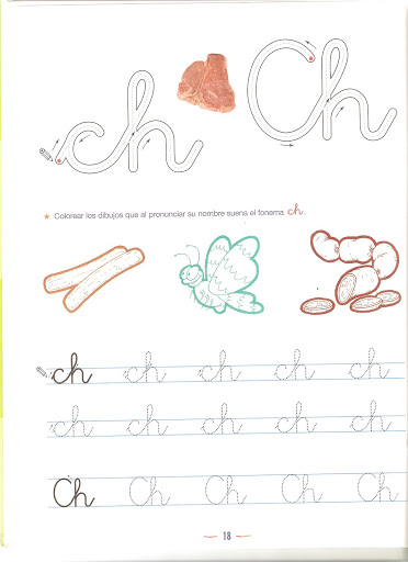 Promoción 2015-2018: Letra CH minúscula