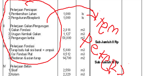 Langkah - Langkah Membuat RAB | BLOG NYA TEKNIK SIPIL