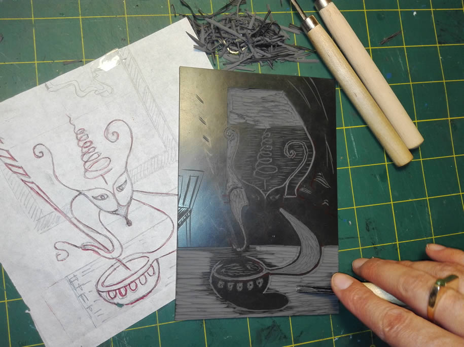 A Creative Journal of an Artist: Step-by-step four-color reduction ...