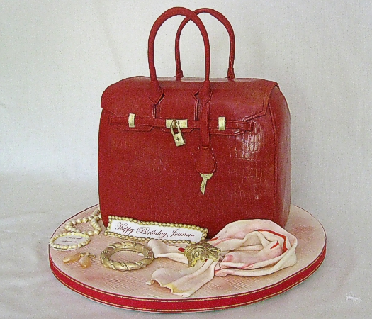 Confectionary Designs: Happy Birthday Purse Cake - Bergen County NJ Bakery