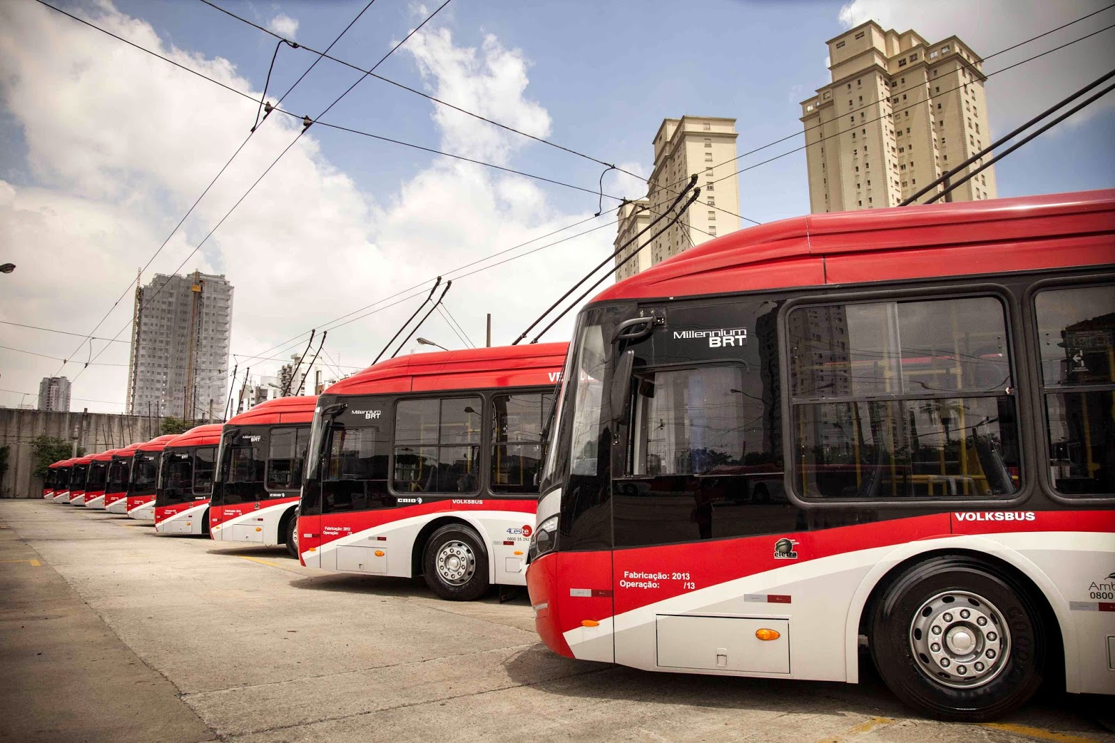 Trólebus Volksbus começam a operar em São Paulo