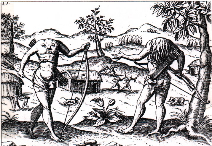 LOGOMAQUIA MITOLOGÍA Y MISTERIOS: El origen de los Blemios o acéfalos.