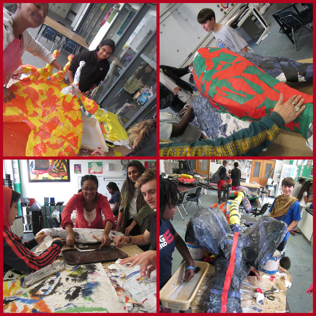 The Visual Arts Studio: Collaborative Sculpture Project