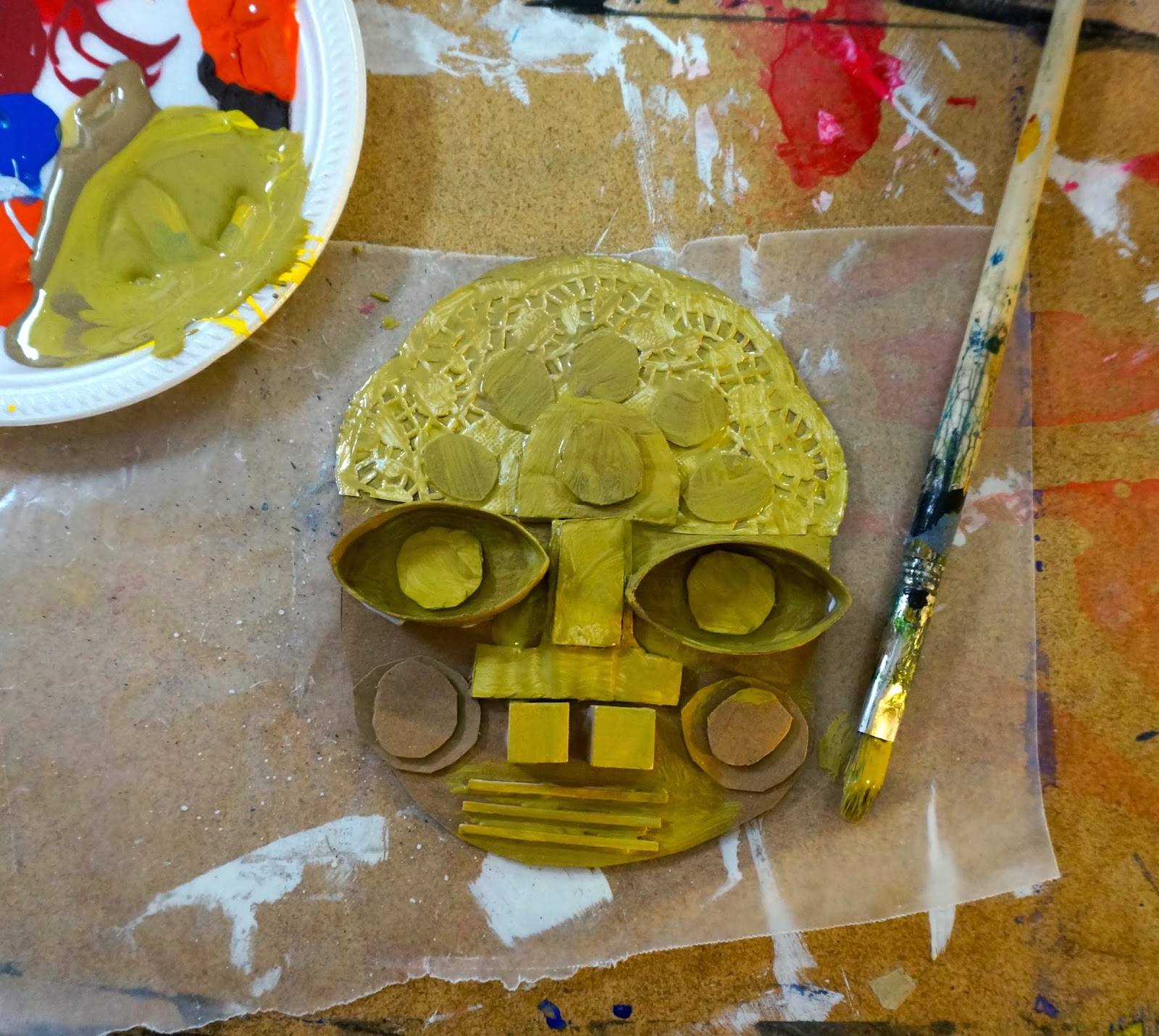 that artist woman: Peruvian Masks