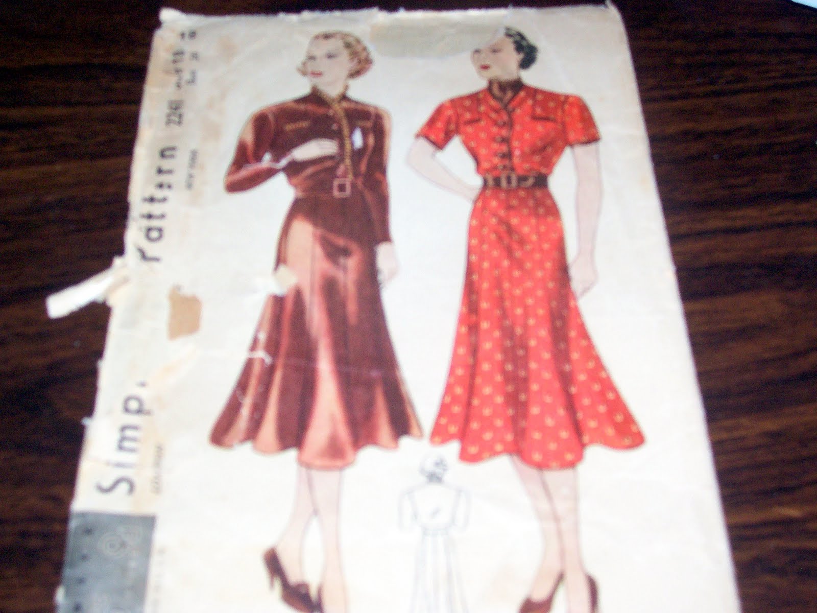 Awesome 30s pattern for sale