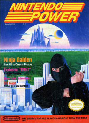 ARE YOU BAD ENOUGH?: Top 5 Nintendo Power Covers: #1: Ninja Gaiden