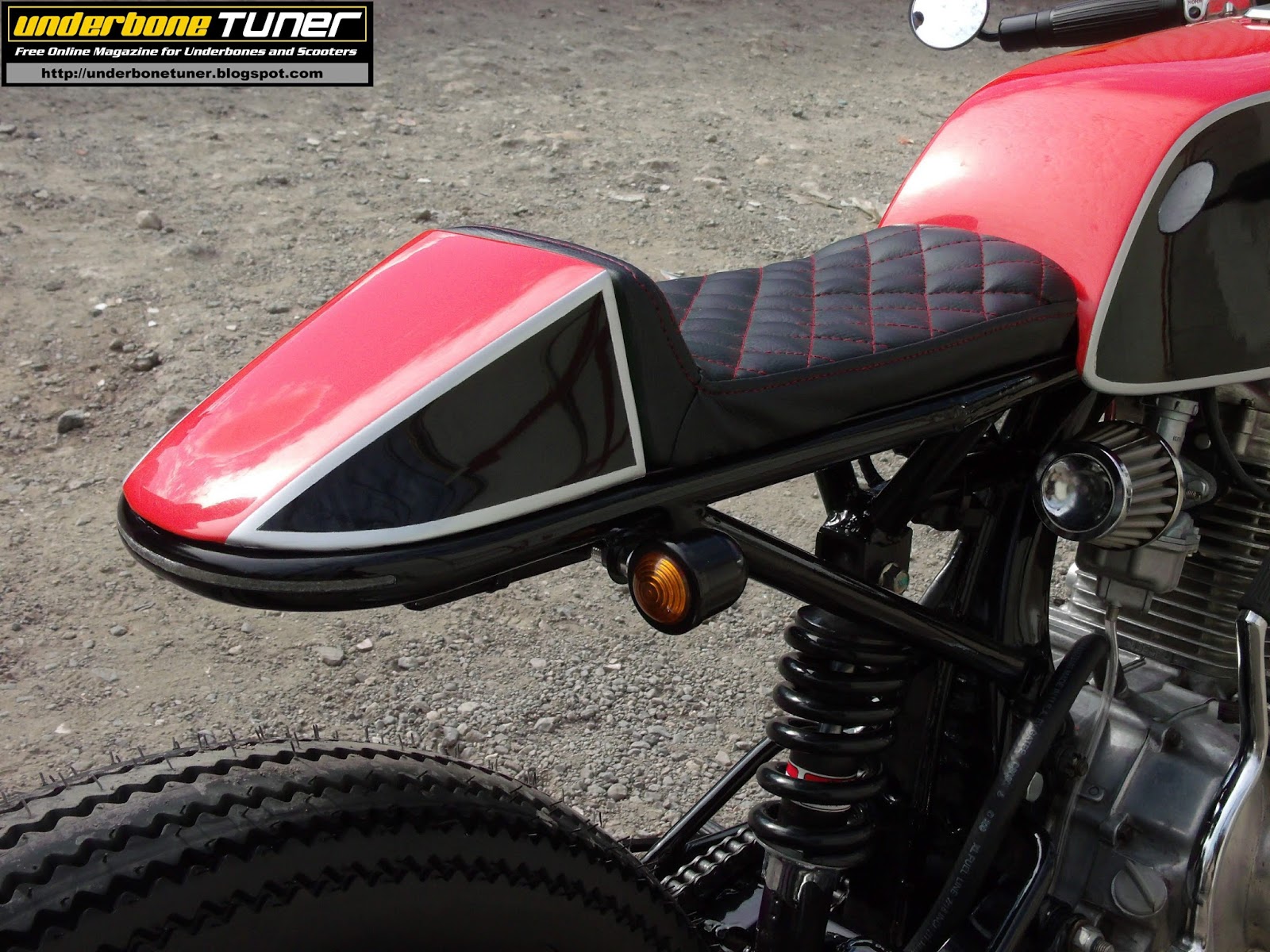 underbone tuner: Built like a Bullet: Honda TMX Cafe Racer by Revolt Cycles
