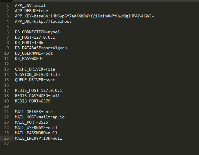 Tutorial Membuat CRUD di laravel