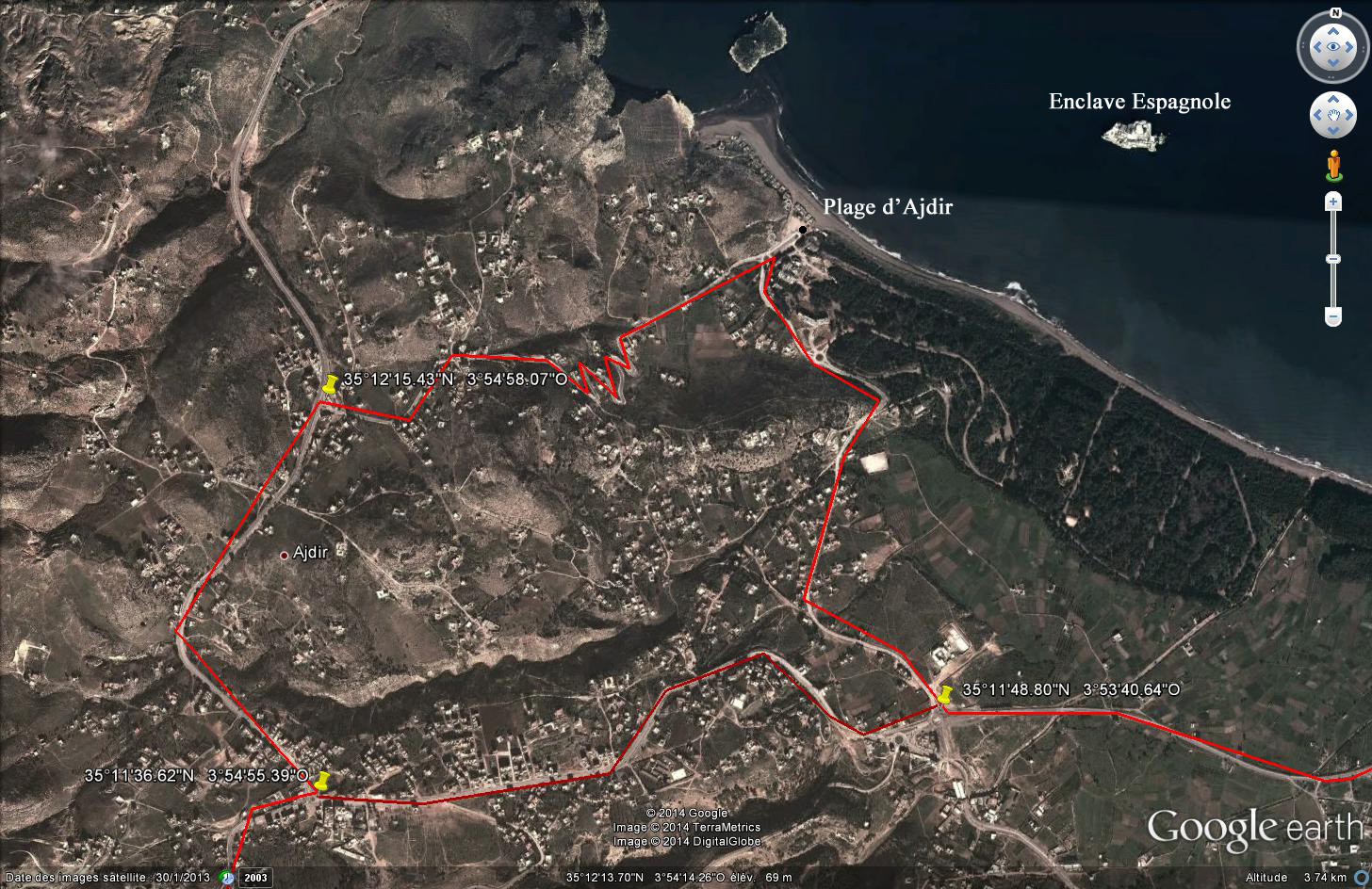 جماعة أجدير - إقليم الحسيمة. commune d'ajdir - province alhoceima