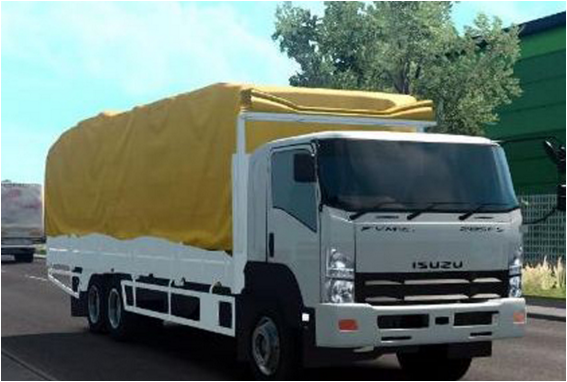 Ets2 traffic mod Indonesia [ISUZU GIGA]