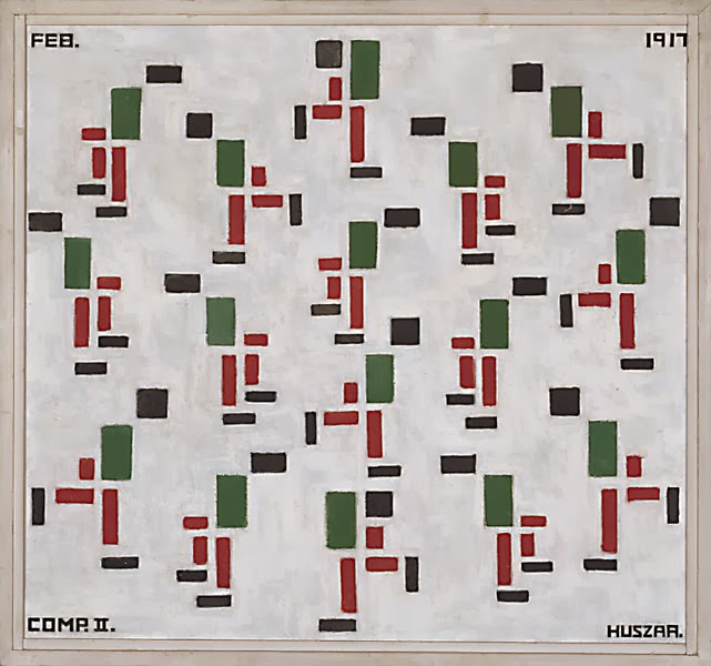 Kunst: 1917 Compositie II - Huszár Vilmos