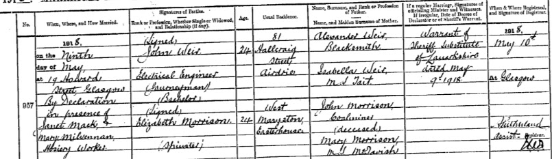 Weir Family Archive: THE WEIR FAMILY 1785 - 2016