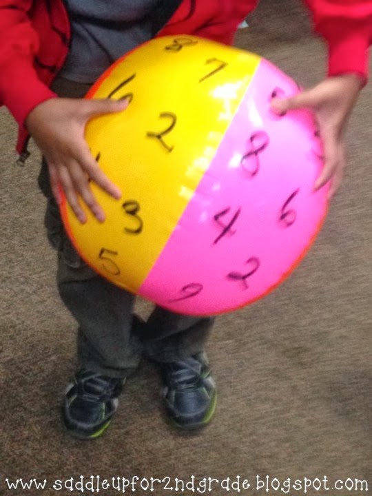 Beach Ball Math - Saddle Up for 2nd Grade
