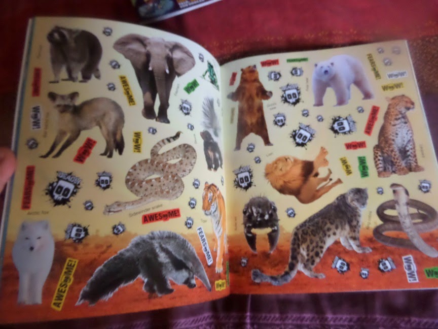 Madhouse Family Reviews: Children's book review : Deadly Sticker Book