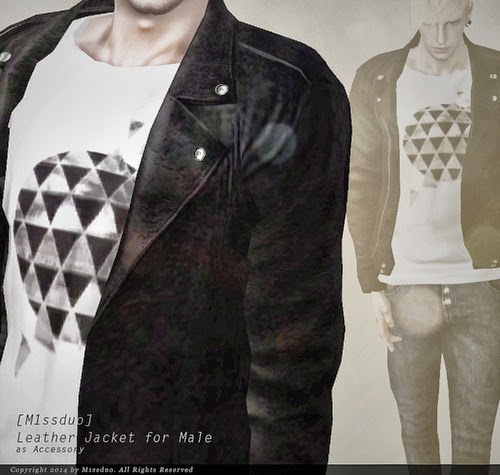 Best Daily Sims 3: Leather Jacket Accessory for Male by m1ssduo