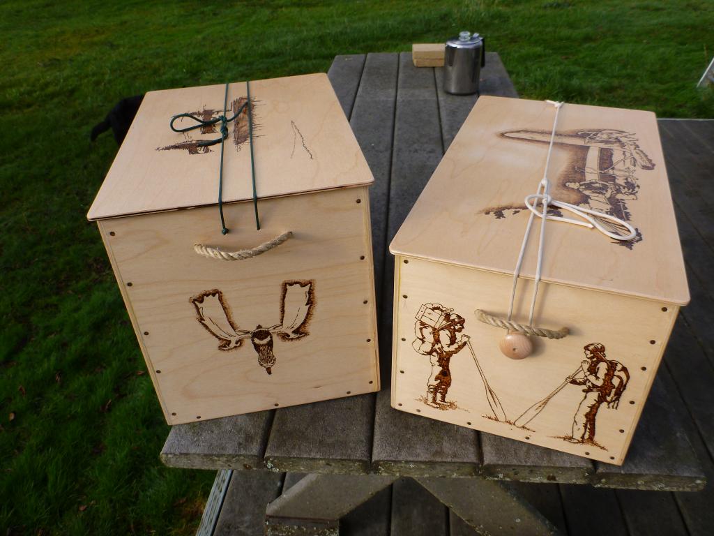 Paddle Making (and other canoe stuff): Oldie Moldy's Decorated Camping ...