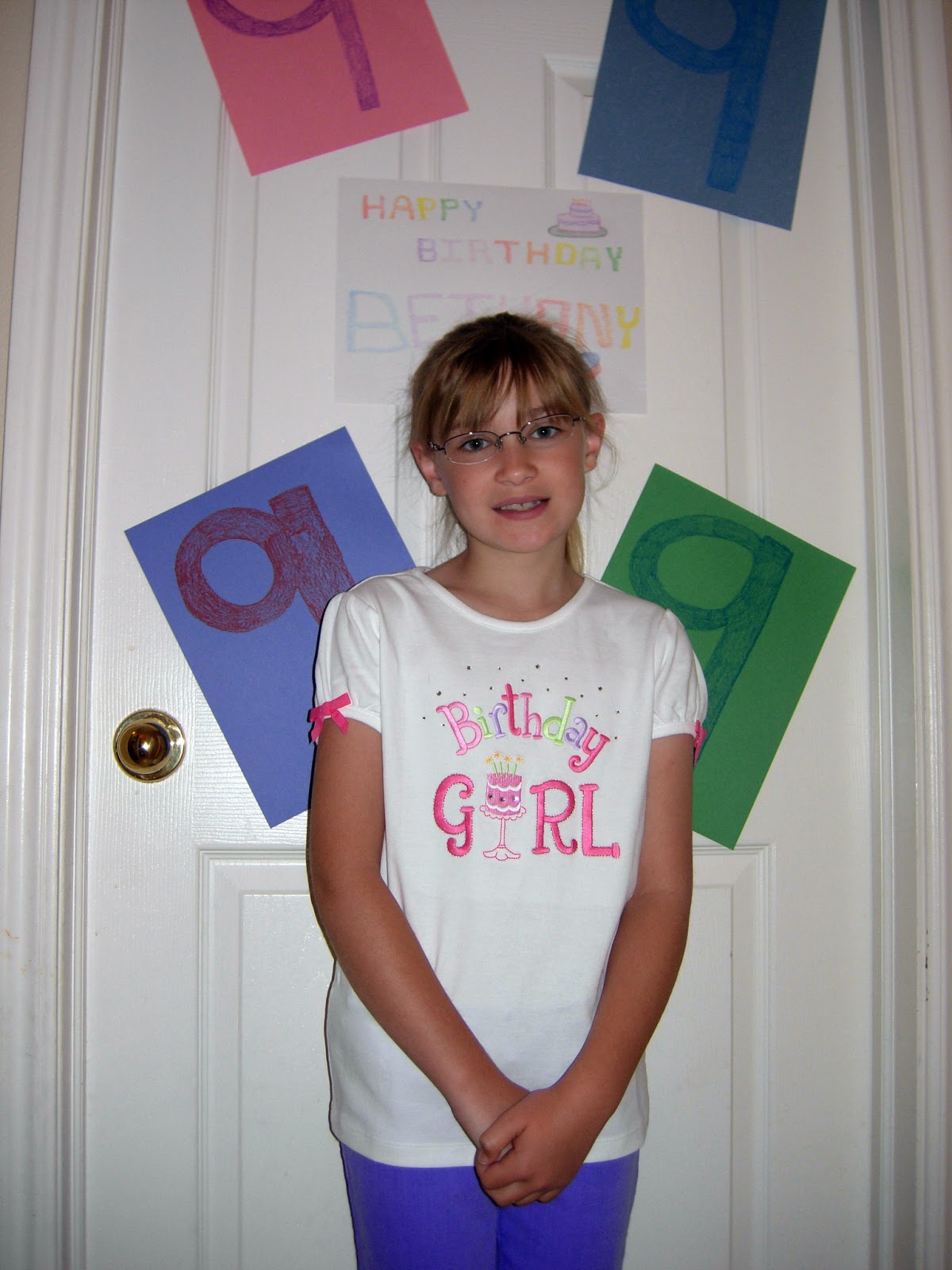 Kowalski Family Blog: Happy 9th Birthday Bethany!