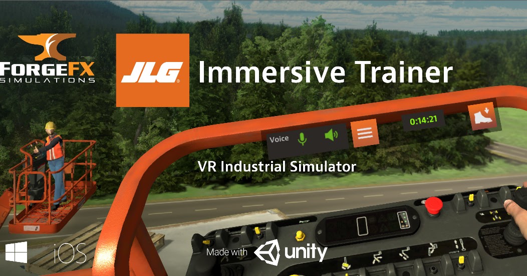 ForgeFX on Simulators and Real-time 3D Application Development: JLG VR Training Simulator at ...