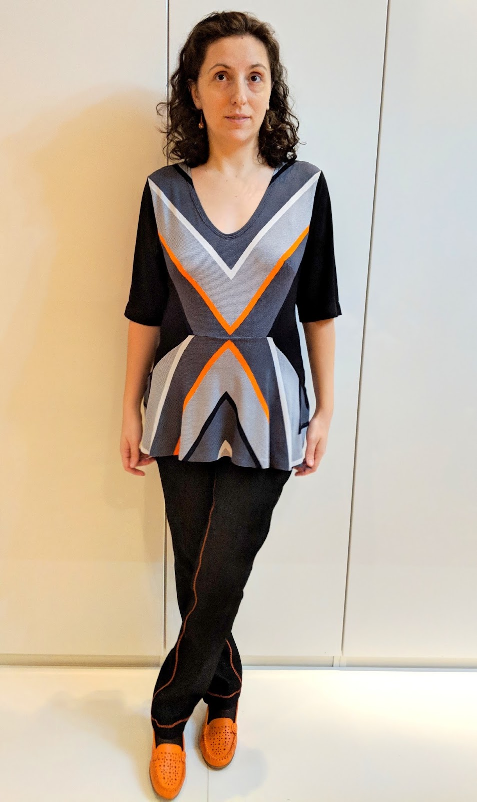 I believe I can sew...: A touch or orange - Jalie Eleonore and ...