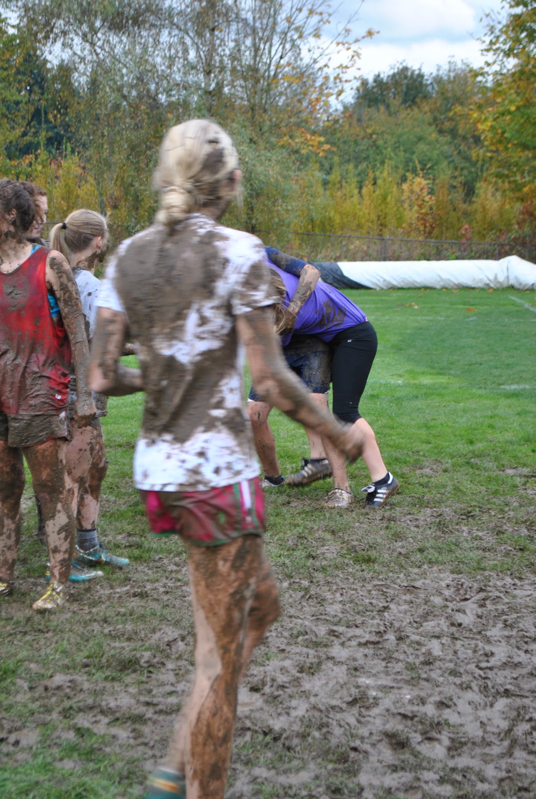 Sam Barlow Girls Varsity Soccer 2013: JV Mud Fun