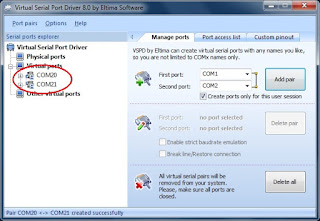 Open Source Virtual Serial Ports Software - hublast