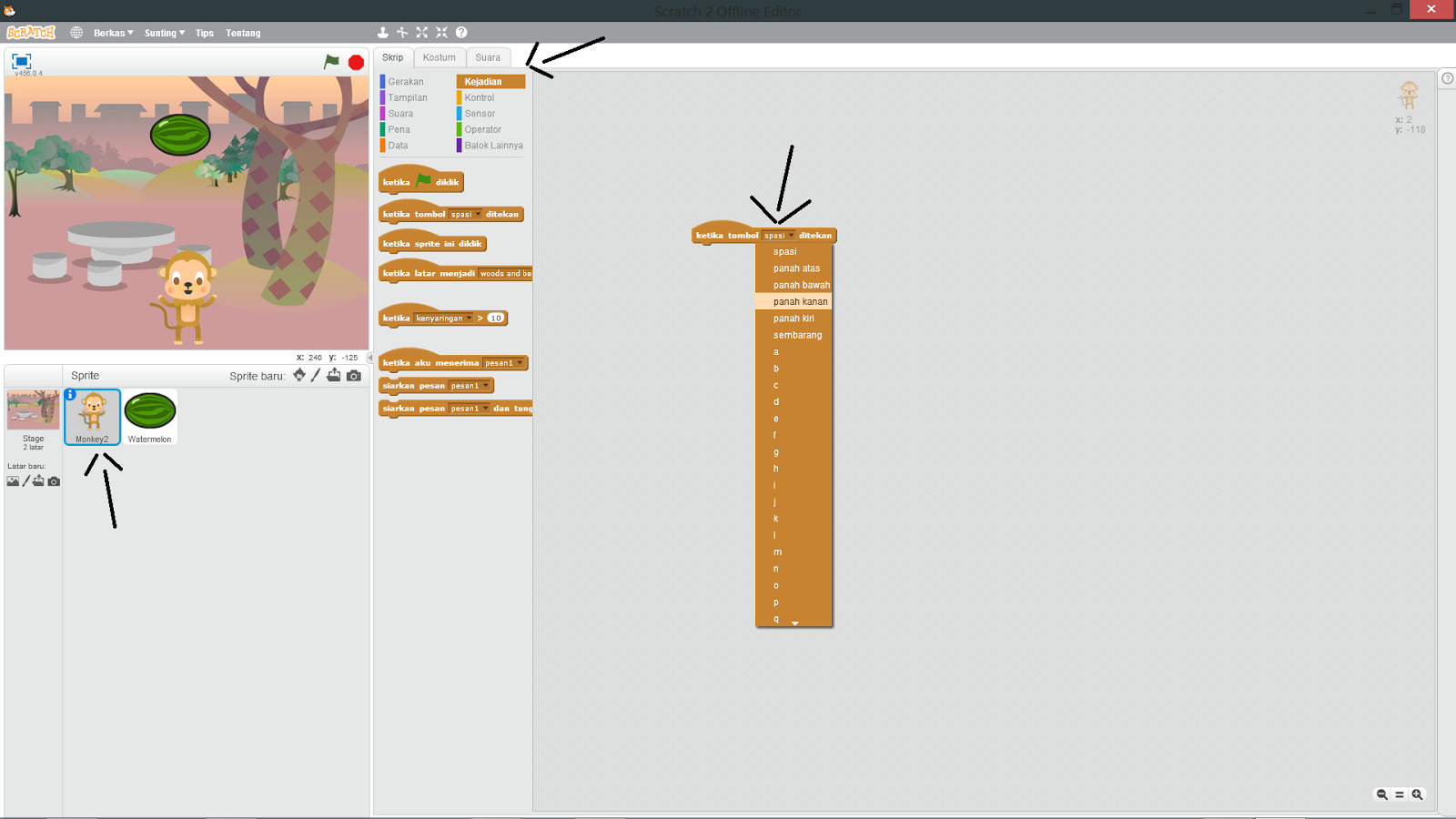 Cara membuat game sederhana menggunakan Scratch