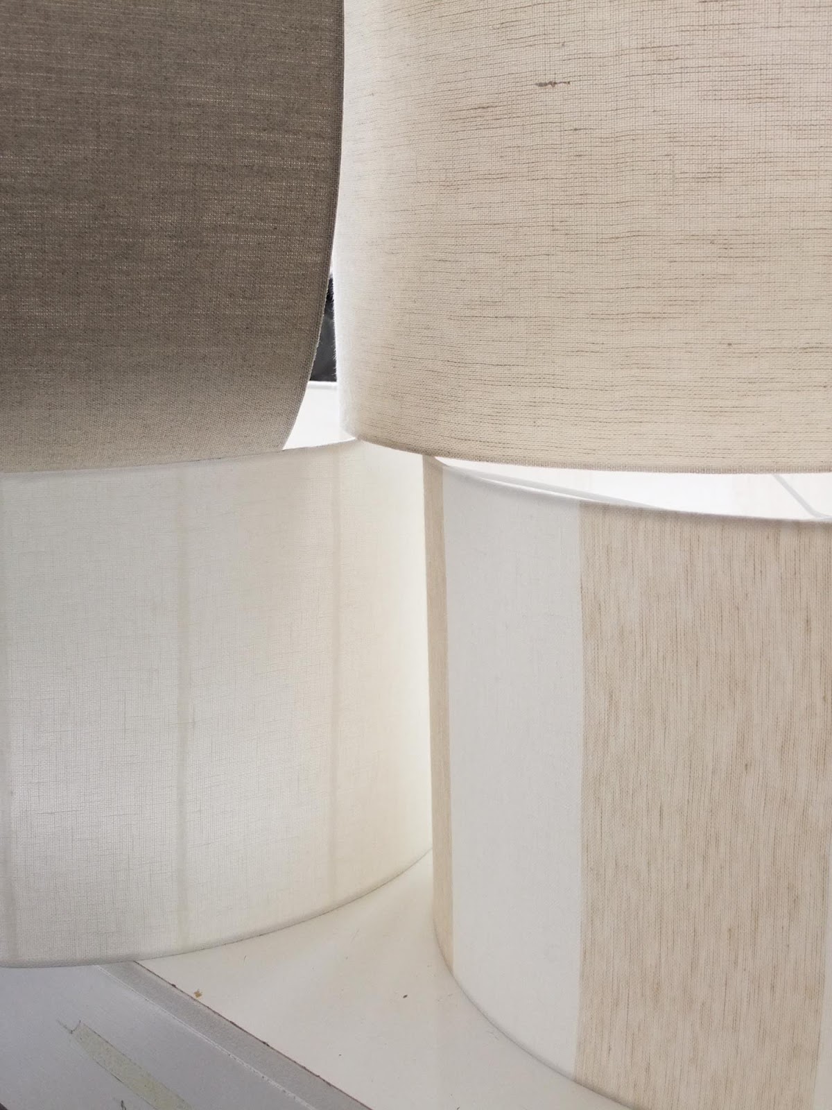 esdesign: Linen Lampshades