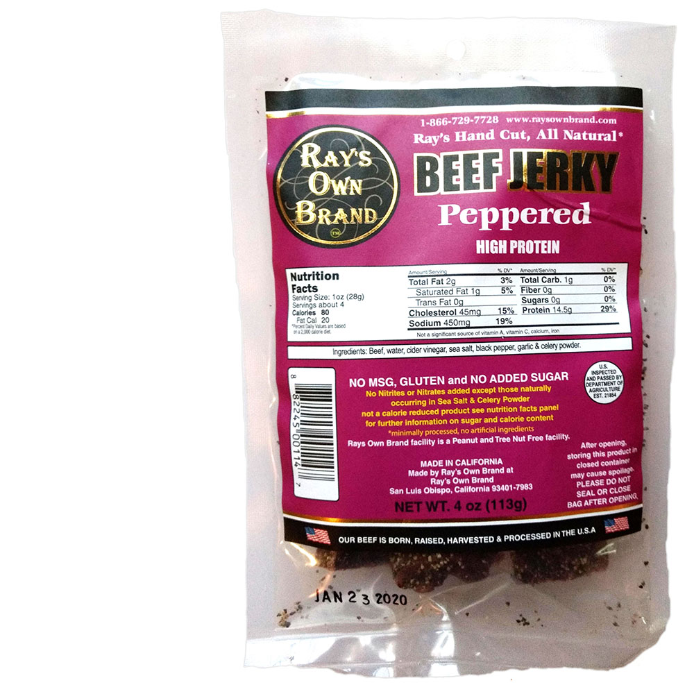 Ray's Own Brand - Peppered ~ Beef Jerky Reviews