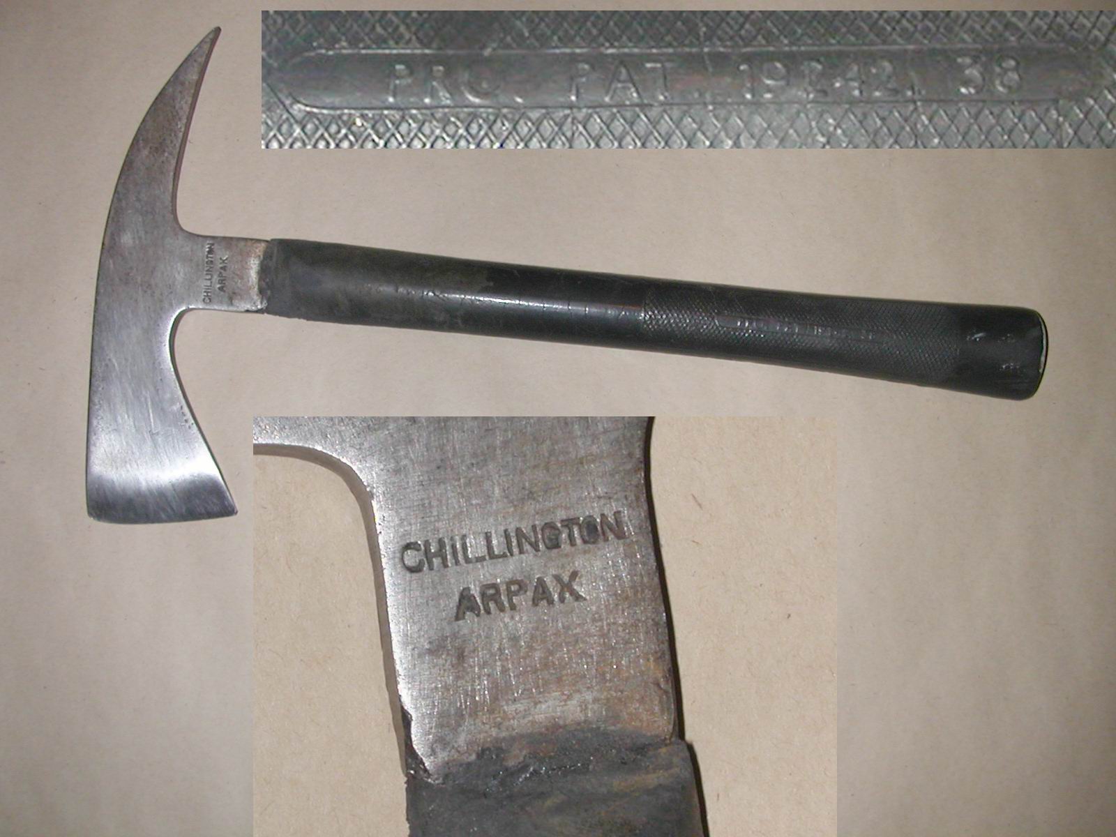 Barold's Tools: Firemans Axe, Chillington Arpax, Pro Pat 19242. 38