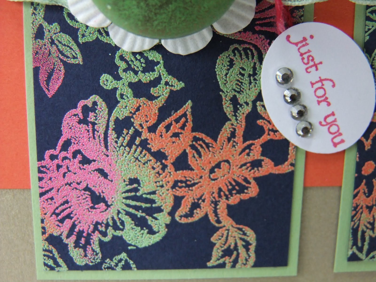 Kitty Stamp: More Colored Embossing Technique Details