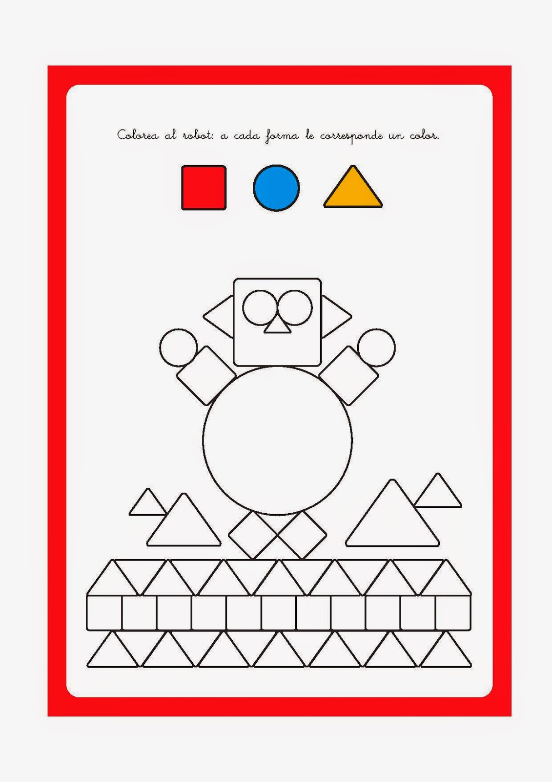 Aprendo en el blog: Figuras geométricas y colores