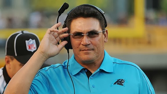 TD NFL: Ron Rivera named as Coach of the Year