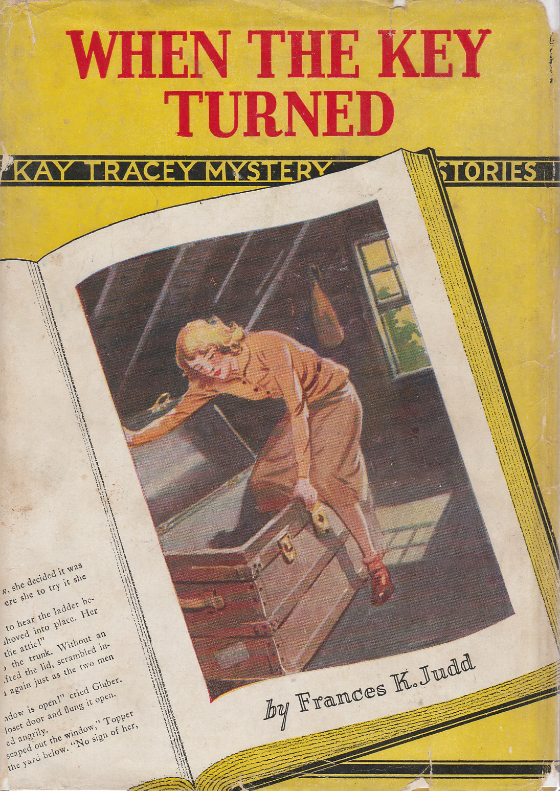 Series Books for Girls: Kay Tracey #11 When the Key Turned