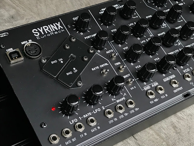 MATRIXSYNTH: AnalogFX Syrinx Eurorack (Synton Syrinx Remake) Demo Model