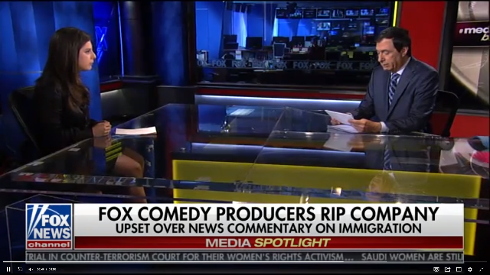 Ladies in Satin Blouses: Sara Fischer - black satin blouse