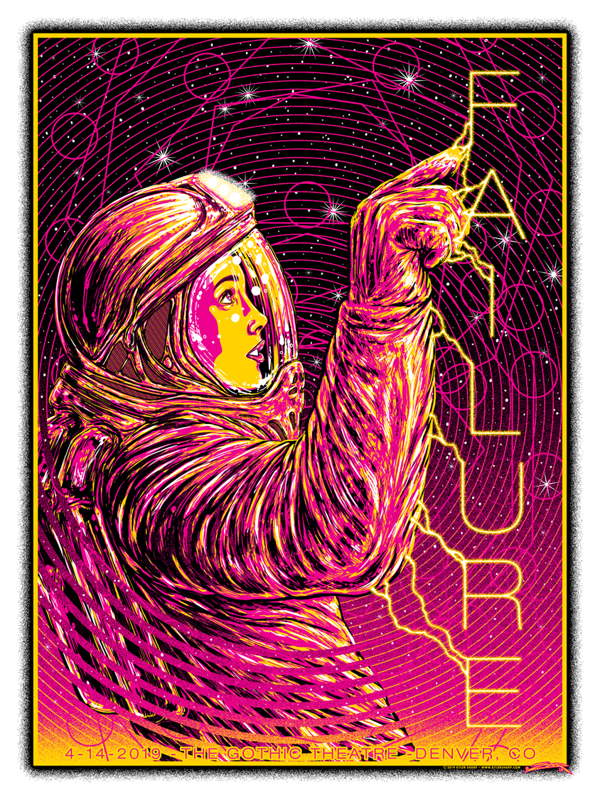 INSIDE THE ROCK POSTER FRAME BLOG: Kyler Sharp Failure YOB & Voivod posters