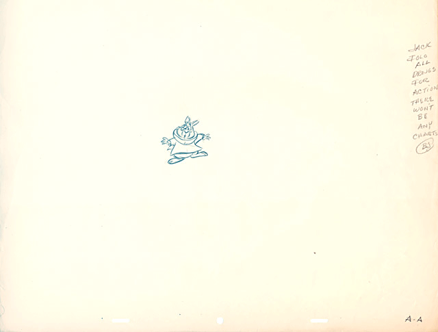 Vintage Disney Alice in Wonderland: White Rabbit Animation Drawing Sequence