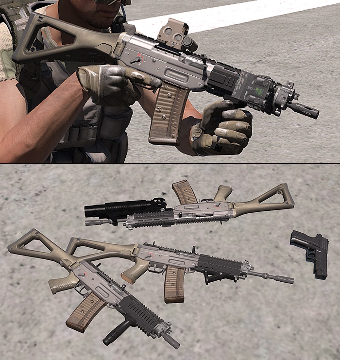 SIG 55x シリーズを Arma 3 へ追加するアドオンがバージョン 1.6 に更新 | 弱者の日記^^ - Arma 3 MODとアドオン紹介
