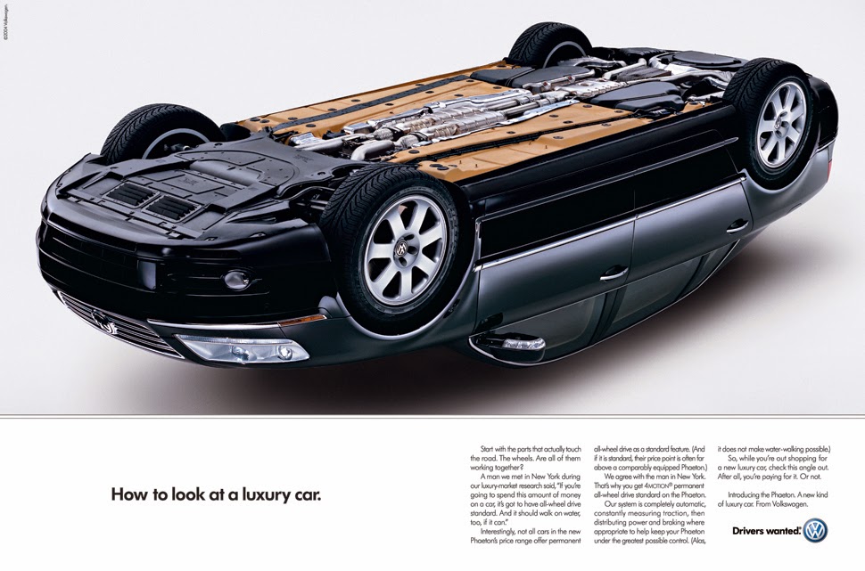 Tamerlane's Thoughts: VW Phaeton ads (and wagon update)