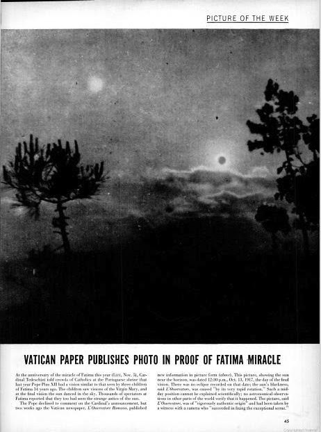 Blue Blurry Lines: The Miracle of Fatima: Photographic Proof from the ...