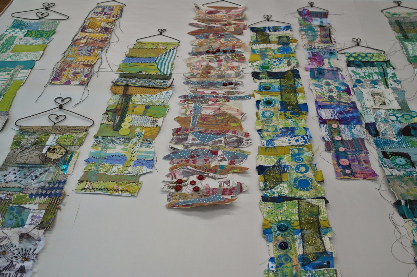 H-anne-Made: Print Collage Stitch with Creative Threads in Garstang