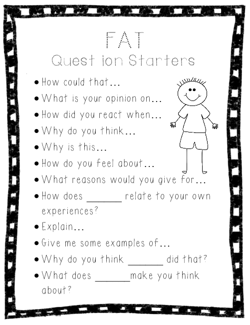 Workshop Wednesday: Talking with a Text | My Shoestring Life