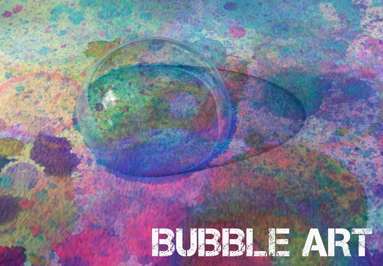 Sunshiny Days: Bubble Art